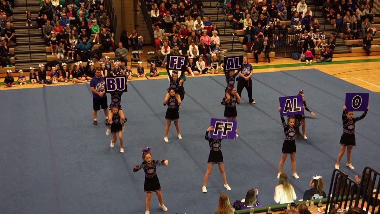 Middle School Cheer Competition 1 10 15 - YouTube