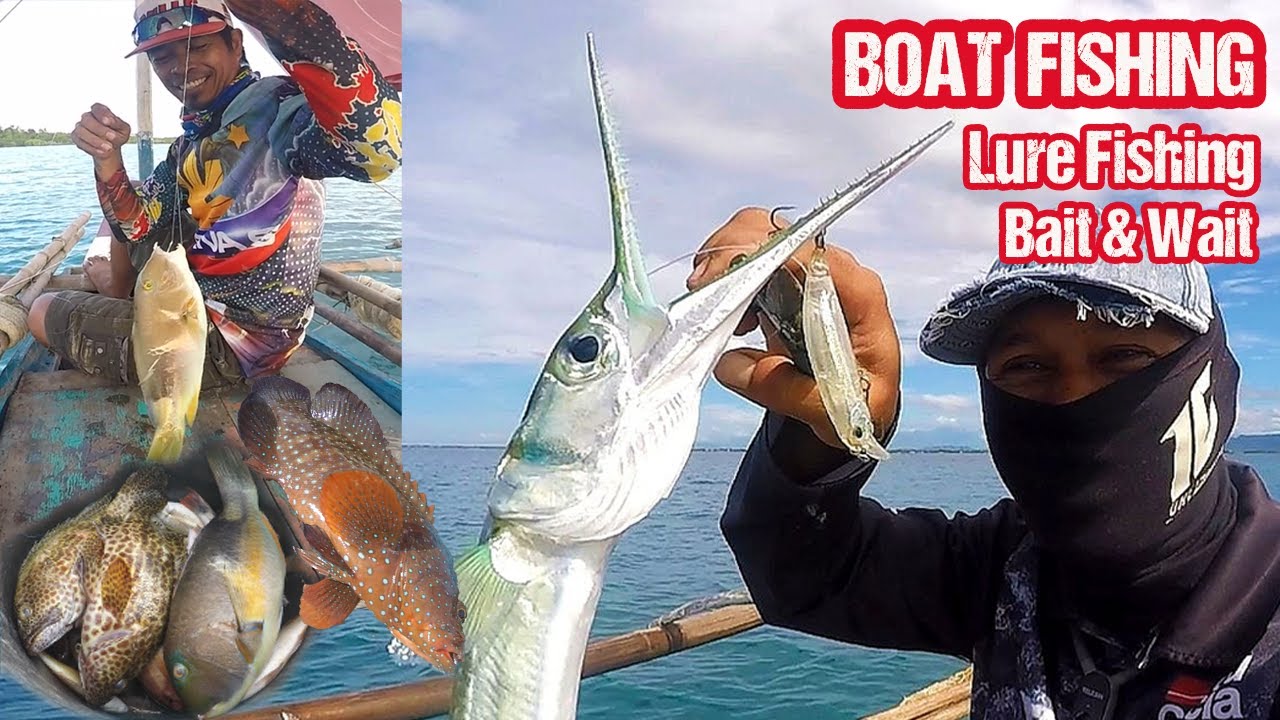 Boat fishing Lure fishing & Bait and Wait #fishing - YouTube