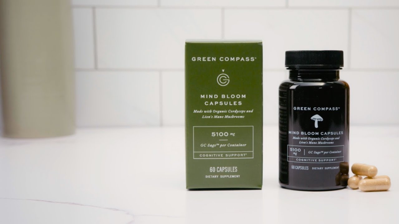 Green Compass Mind Bloom: Focus and Cognition Support - YouTube