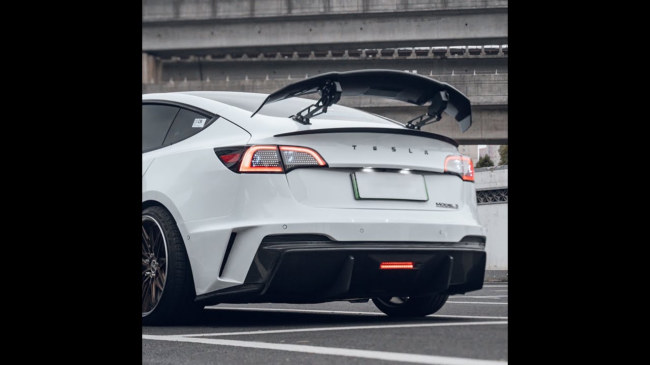 New Style Automatic Adjustable Trunk Tail Carbon Fiber Spoiler Wings ...