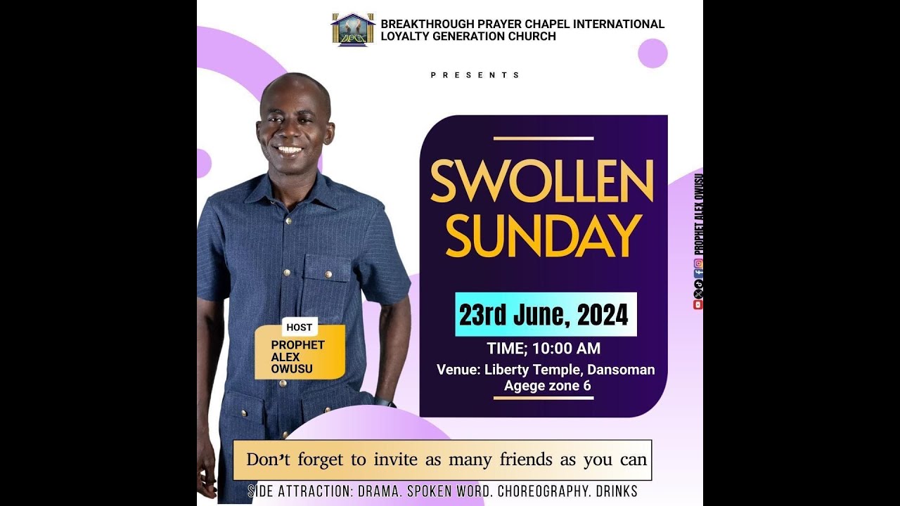 SWOLLEN SUNDAY II 23/6/24 - YouTube