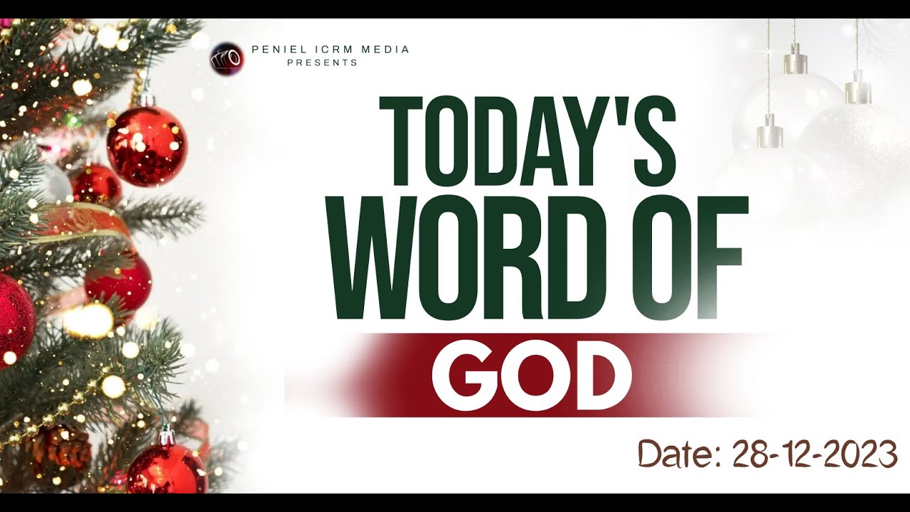 Today's Word of God | 28-12-2023 | TAM+KAN+ENG | #todaywordofgod # ...