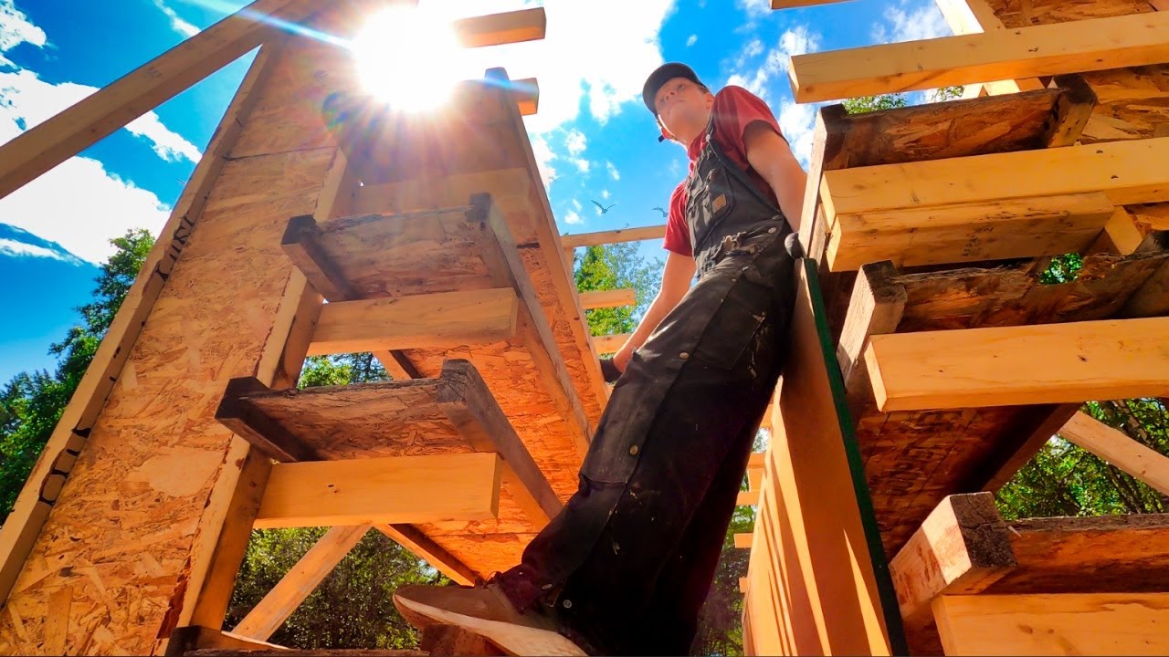 Rammed Earth Formwork Begins - Geothermal Greenhouse Build (Ep05) - YouTube