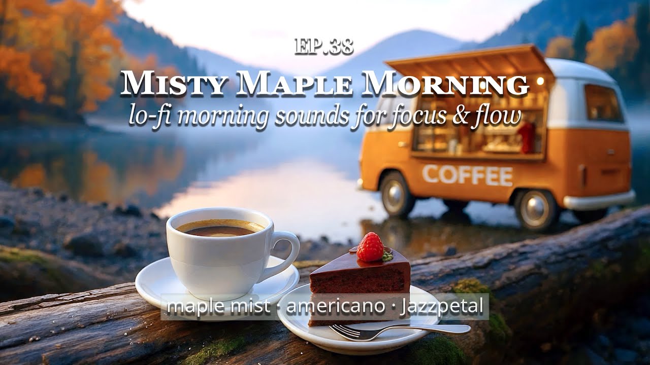 🌫️🍁 chill jazz・Relaxation・Focus | Maple Mist & Quiet Path | Misty Maple ...