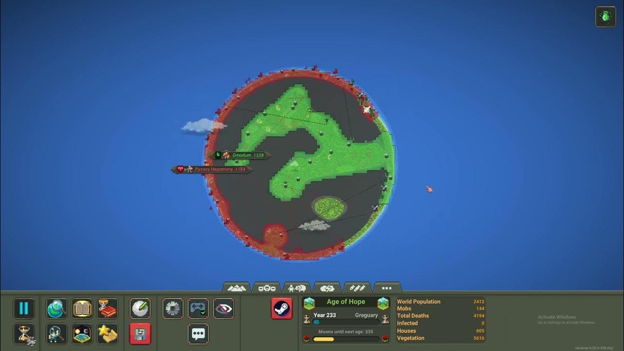 bad apple in worldbox - YouTube