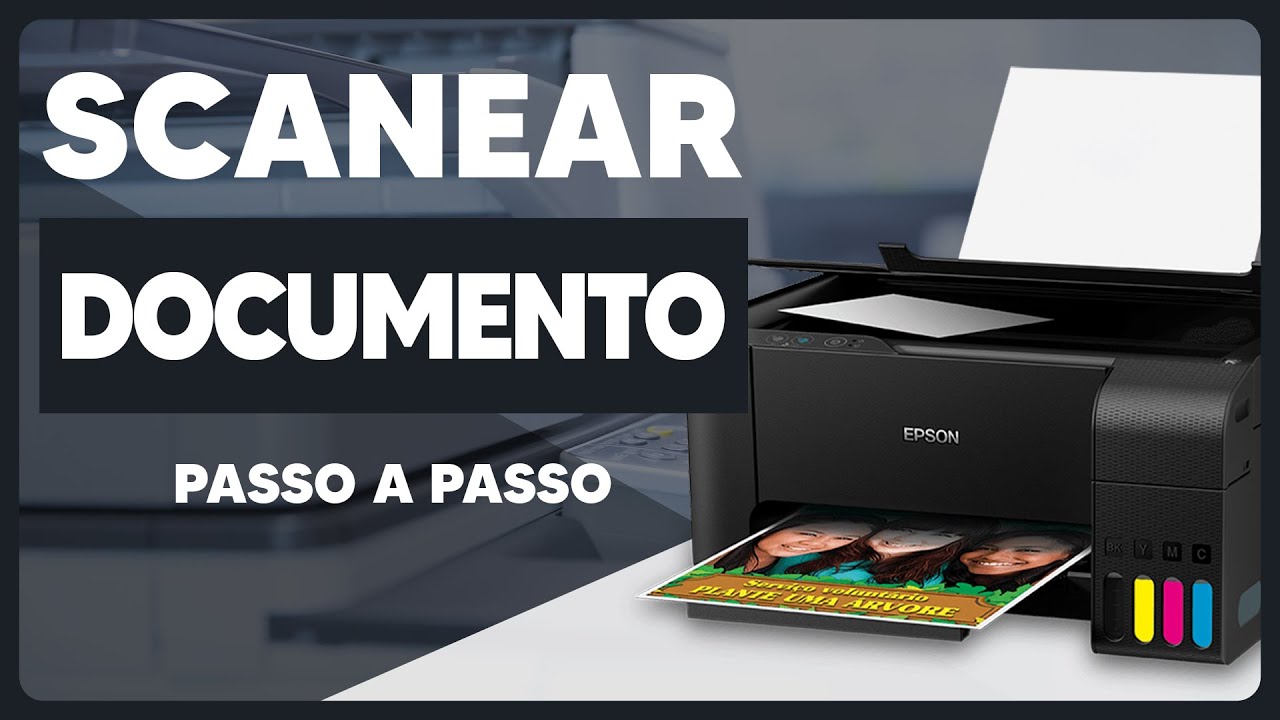 Como Digitalizar (Scanear) Documento com Impressora Epson - Passo a ...