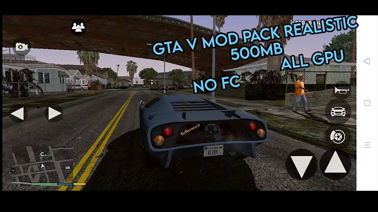 GTA V MOD PACK REALISTIC GTA SAN ANDROID V.108/2.00 || GTA SAN ANDREAS ...