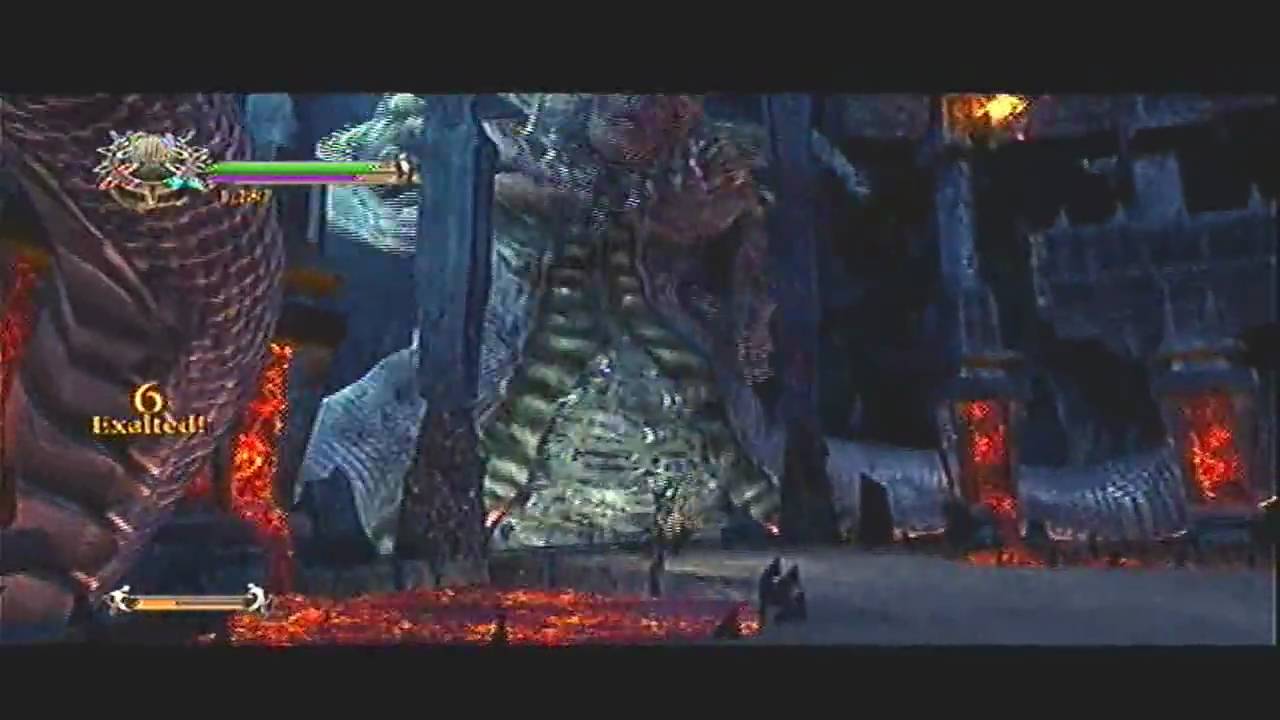 Dante's Inferno Boss Battle 4 - King Minos - YouTube