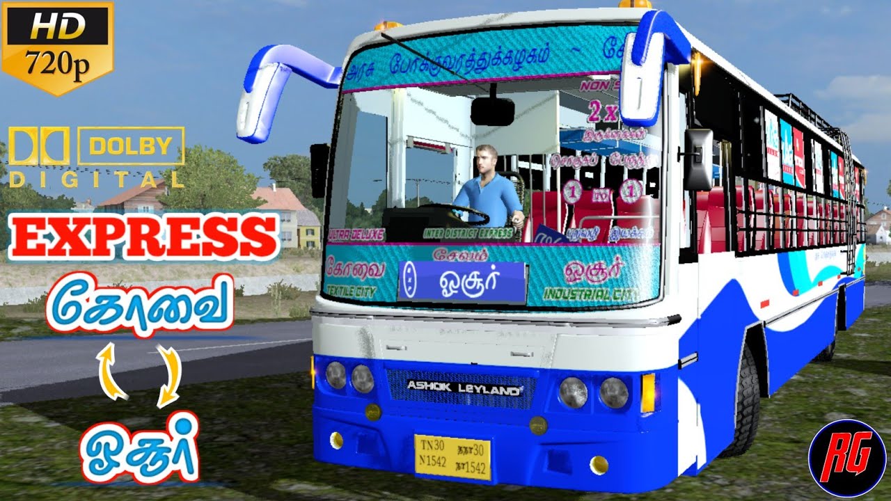 🎀TN GOVERNMENT BUS 💥 SUPER FAST 🔥 | DRIVING ON ETS2 GAME PLAY | RG ...