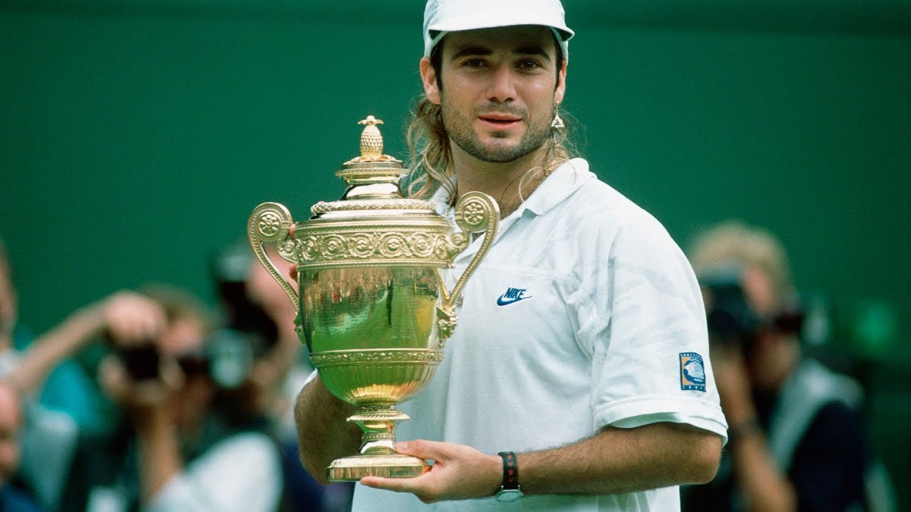 Andre Agassi Grand Slam Wins - YouTube