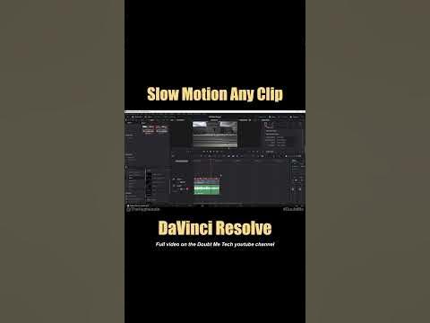 Smooth Slow Motion for Any Clip & Frame Rate [ DaVinci Resolve Tutorial ] - YouTube