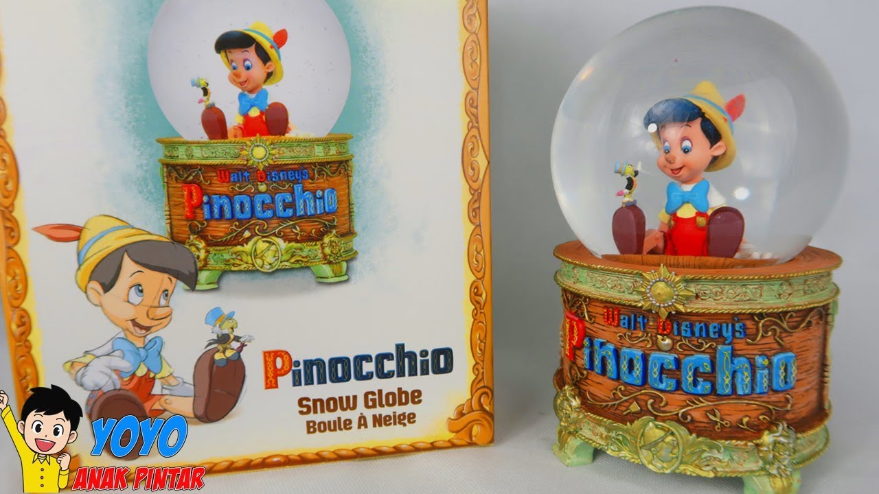 Walt Disney Pinocchio Snowglobe - Pinokio SnowBall Music Box Kotak ...