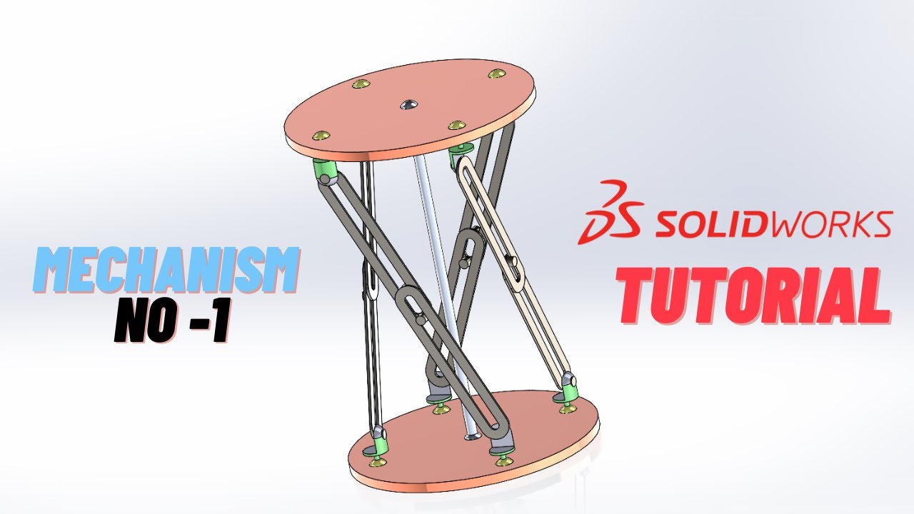 Solidworks Tutorial / How to make a Turning Mechanism ? - YouTube