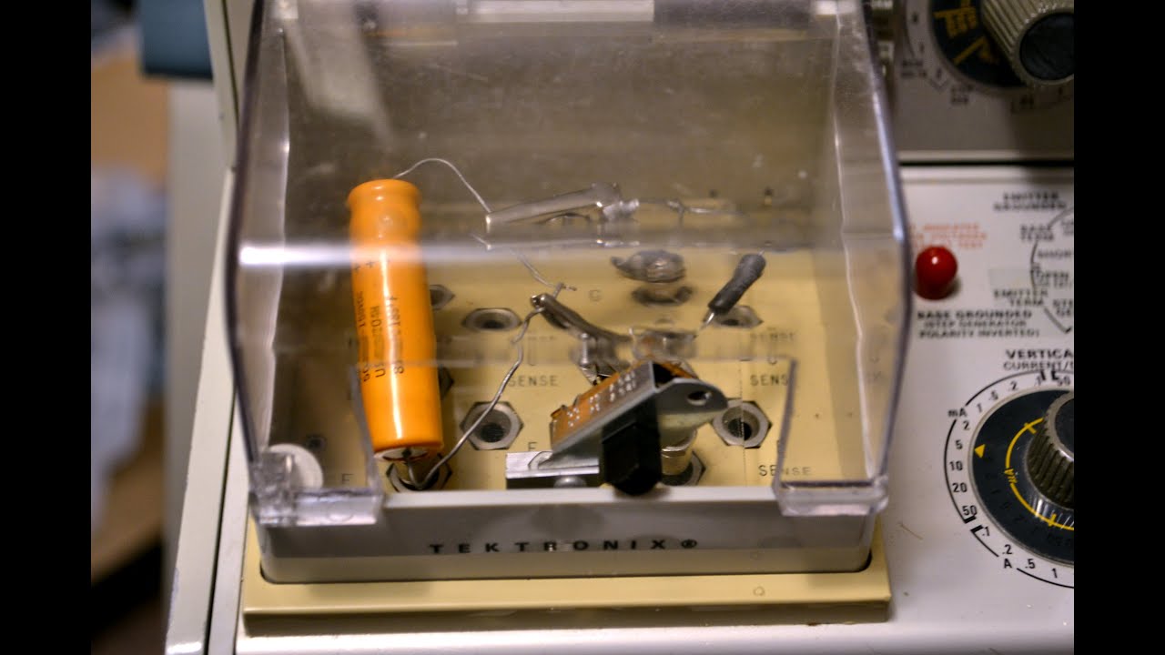 Testing Capacitors on a Curve Tracer -- A Novel Method - YouTube