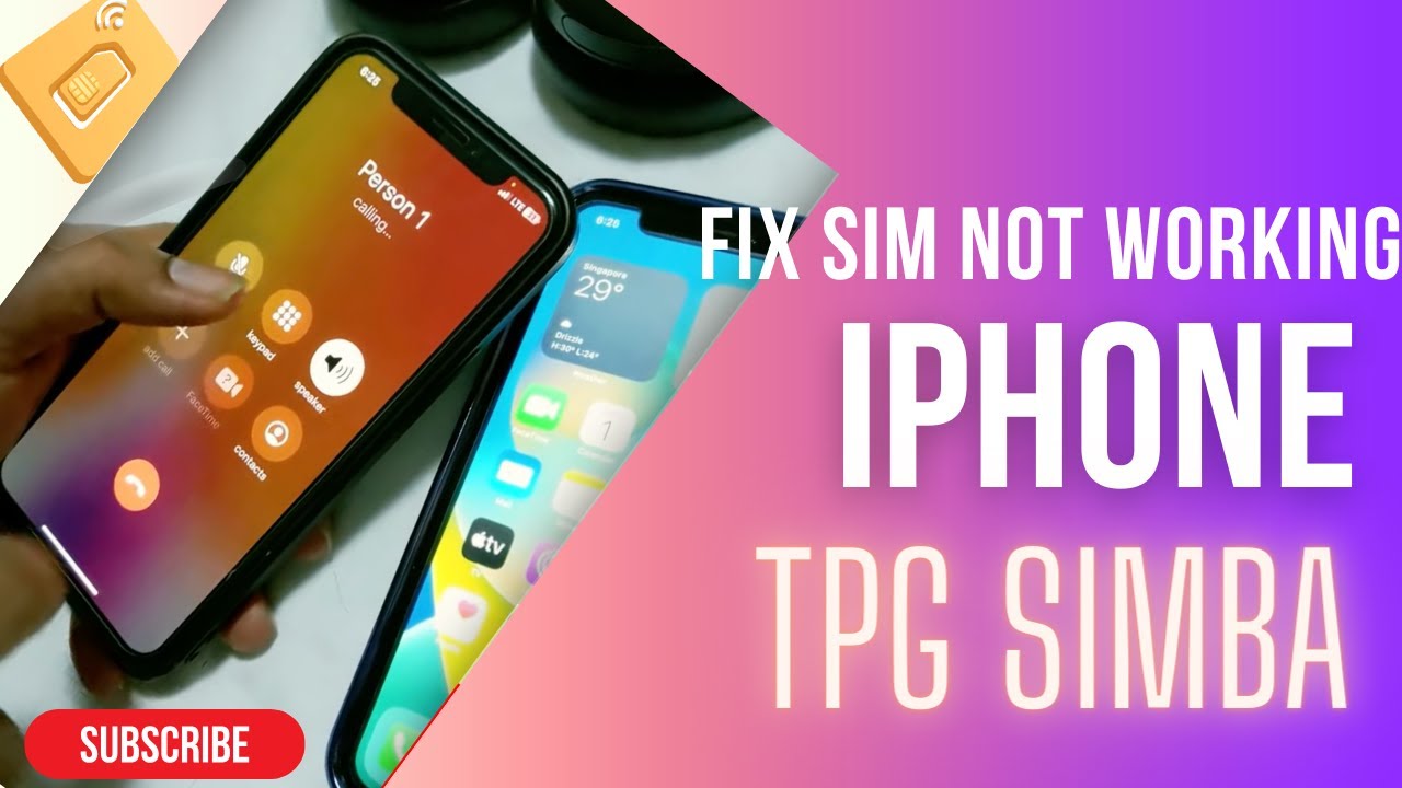 100% Working : How to Fix TPG/SIMBA SIM Not Working on iPhone - YouTube