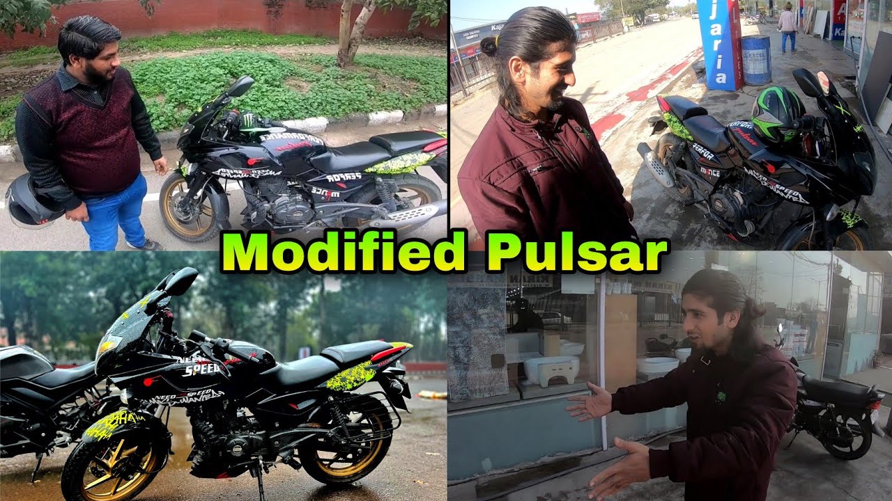 Modified Pulsar 180F with Joker Wrap: Public Reactions & Street Vibes ...