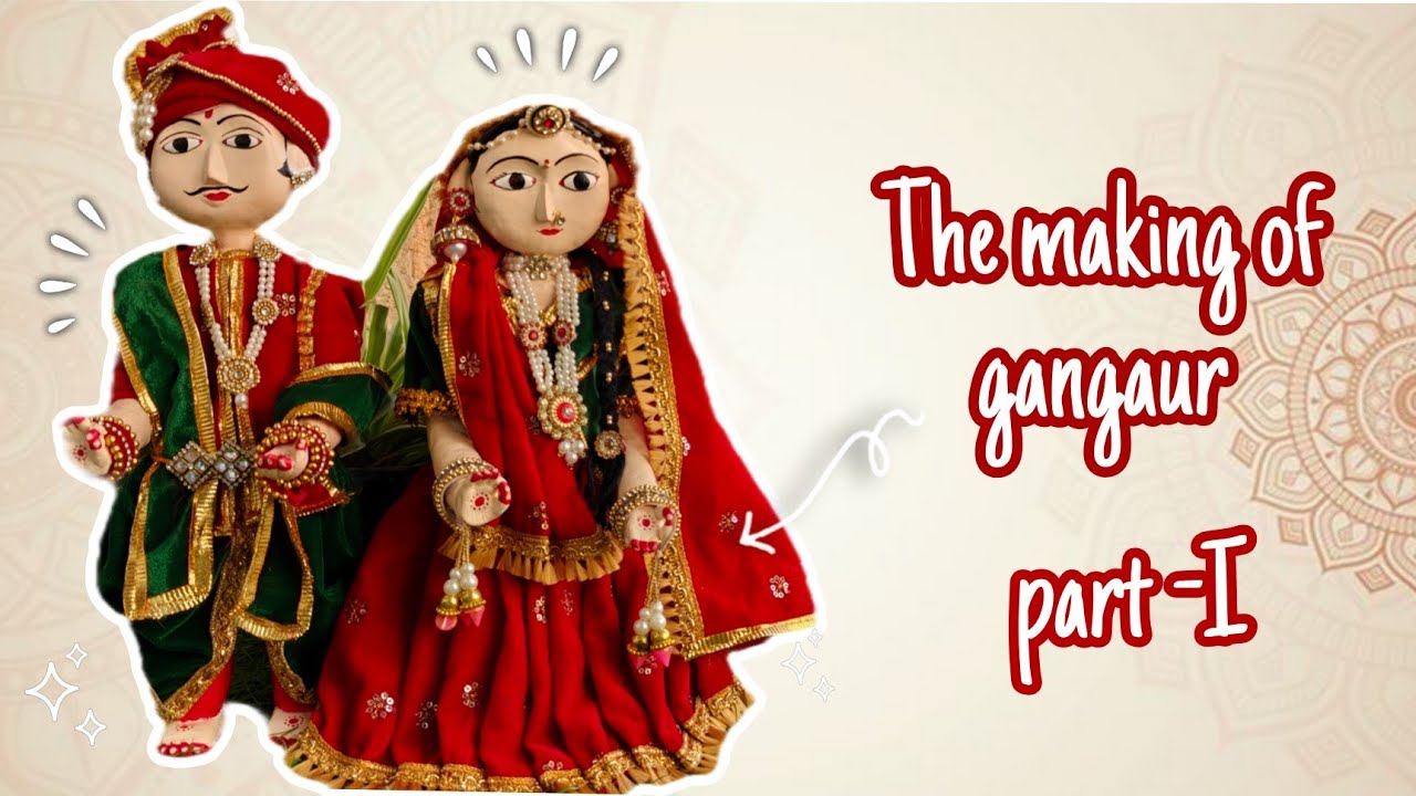 Gangaur murti making|Gangaur ki murti kaise banaye|गणगौर के लिये ...