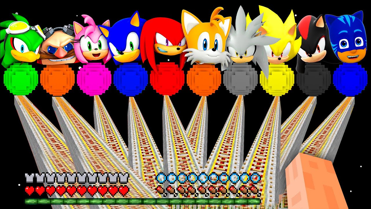 I Found new SECRET ROAD to SONIC KNUCKLES SUPER TAILS AMY ROSE EGGMAN ...