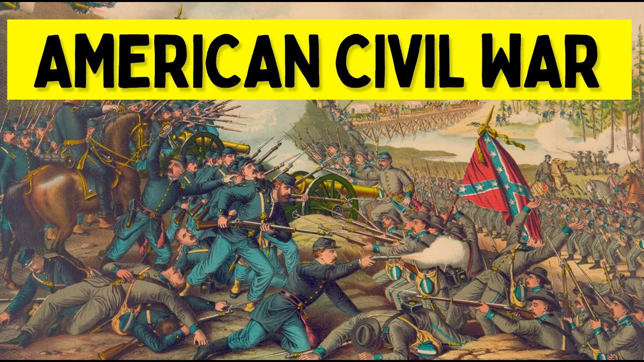 American Civil War - Explained In A Minute - US History - YouTube