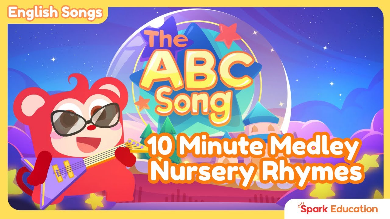 10-Minute Nursery Rhymes Medley | Classic Songs for Kids | Sing and ...