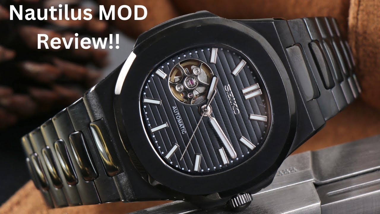 Seiko Nautilus Open Heart MOD Review - YouTube