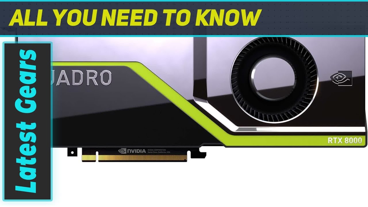 reviewNVIDIA Quadro RTX 8000: Unleashing Creativity with 48GB GDDR6 ...