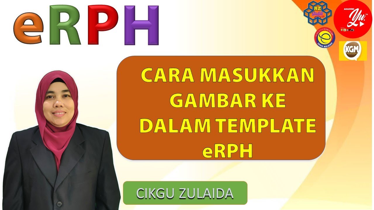 Cara masukkan gambar dalam template eRPH - YouTube