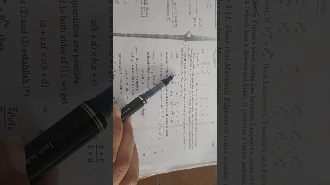 laspeyre's and paasche method examples - YouTube
