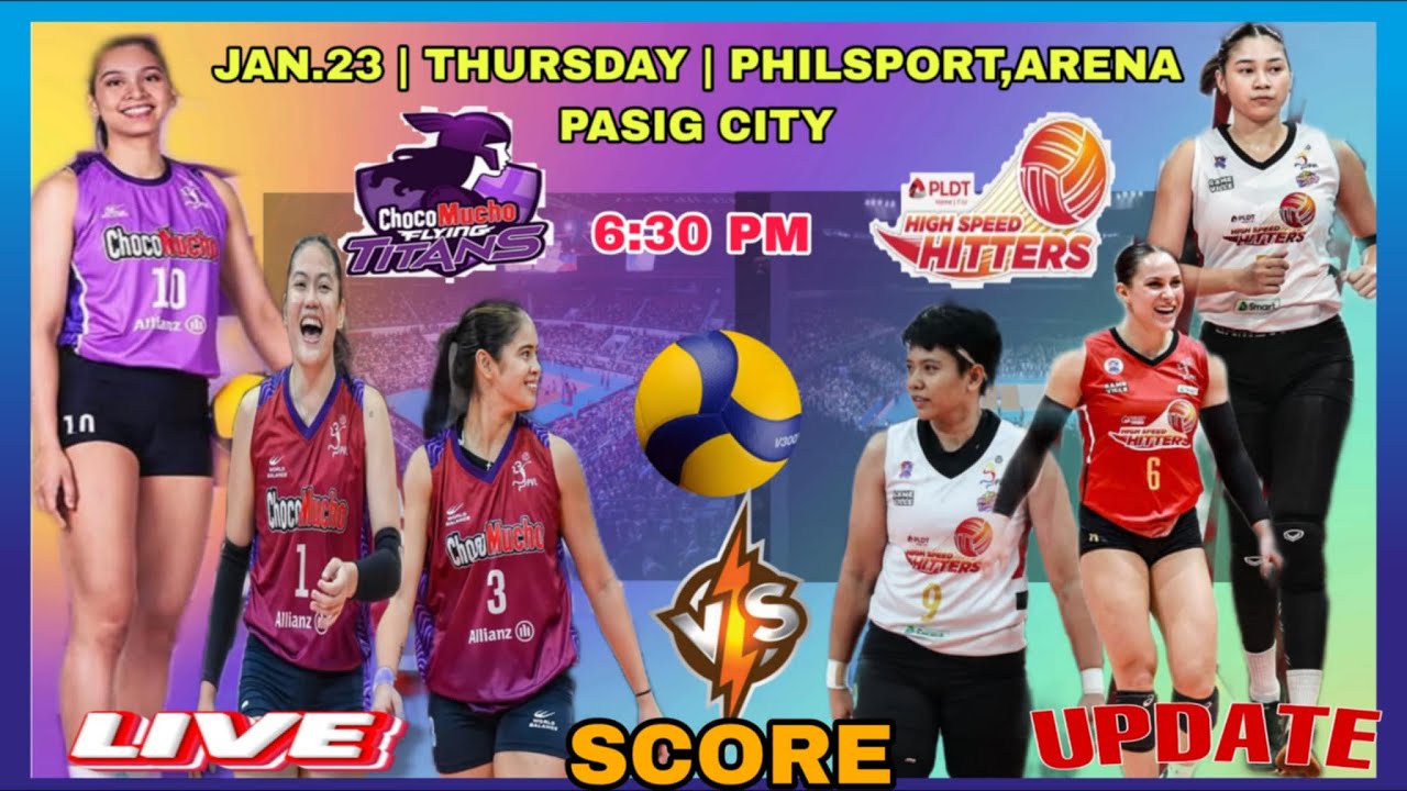 PVL 2025 LIVE SCORE UPDATE! CHOCO MUCHO FLYING TITANS VS PLDT HIGH ...