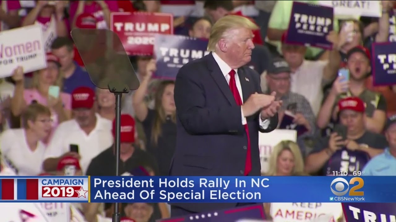 President Holds Rally In NC Ahead Of Special Election - YouTube