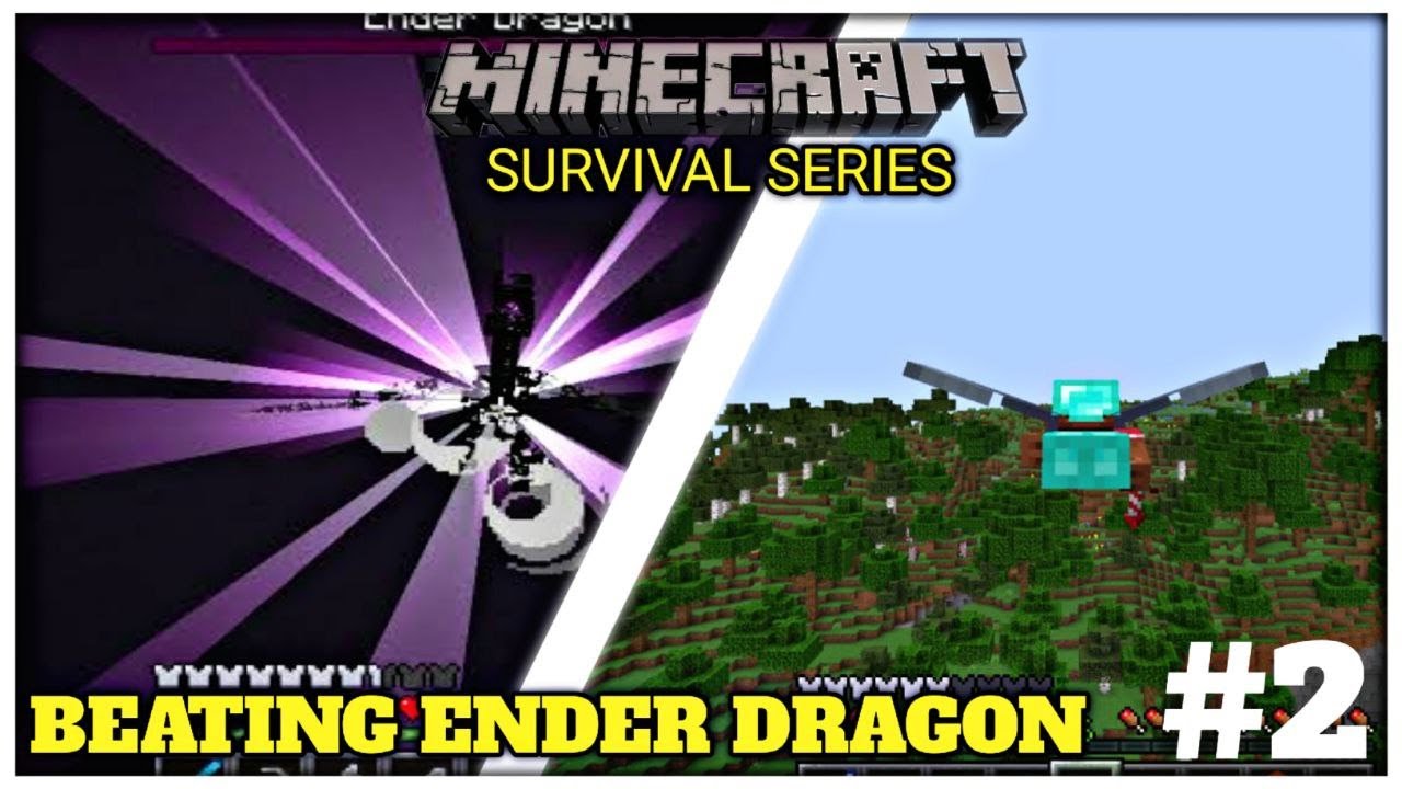 DEFEATING ENDER DRAGON AND GETTING ELYTRA IN MINECRAFT | GAMER BOY | - YouTube