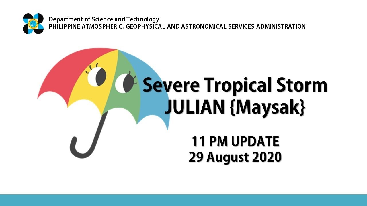 Press Briefing: Severe Tropical Storm "JULIAN" Update Saturday 11PM ...