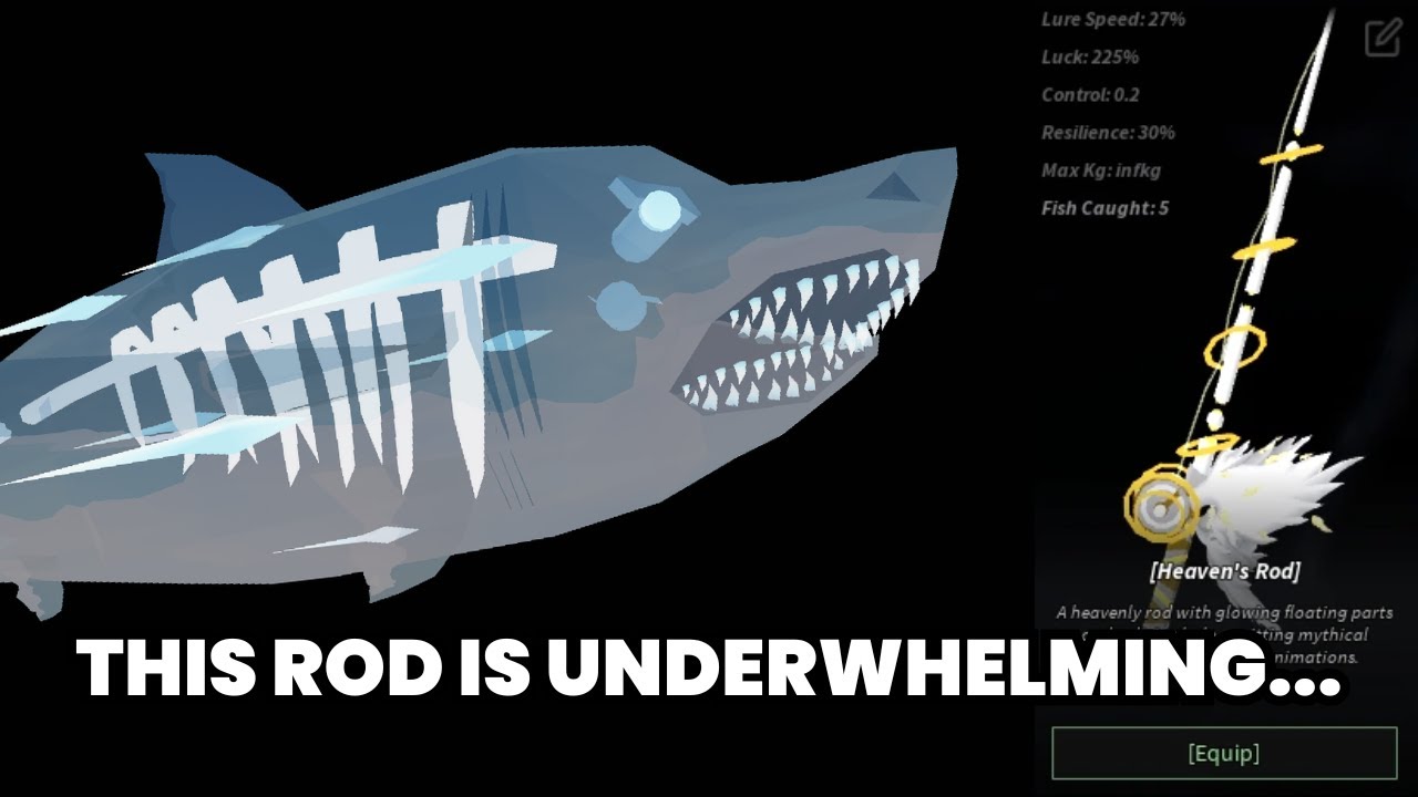 Megalodon Hunting With The NEW Heaven's Rod In Fisch Roblox - YouTube