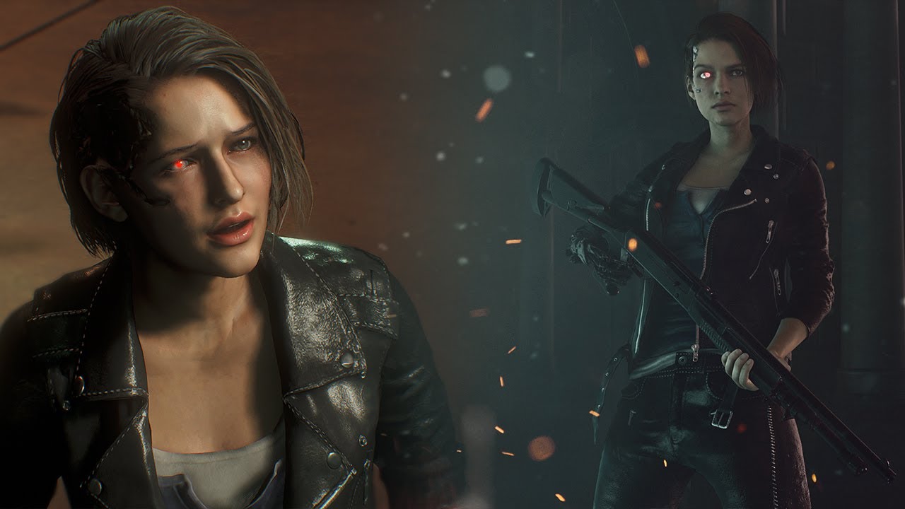 Jill valentine terminator - YouTube