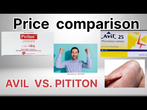 Avil 25 tablet in Hindi |Avil and piriton ka price comparison - YouTube