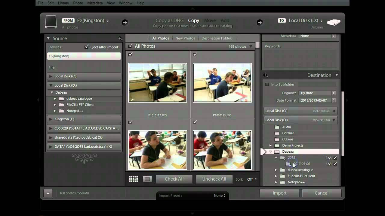 Intro to Lightroom For Students in a Classroom Setting - YouTube