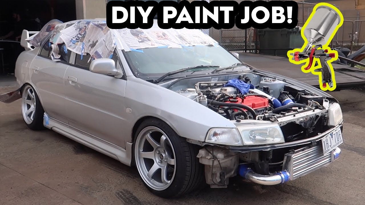 BUDGET EVO DIY PAINT JOB! - YouTube