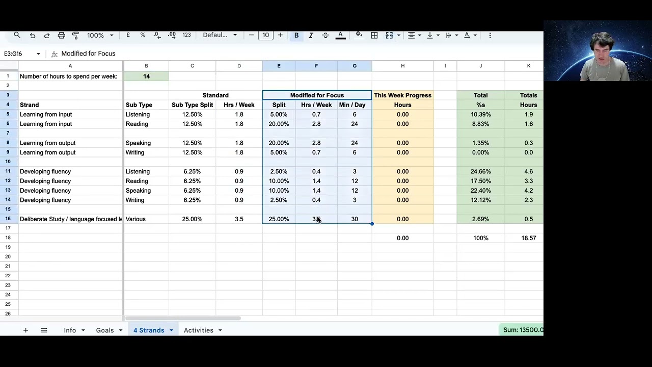 4 Strands (Paul Nation) Study Planner & Tracker - YouTube