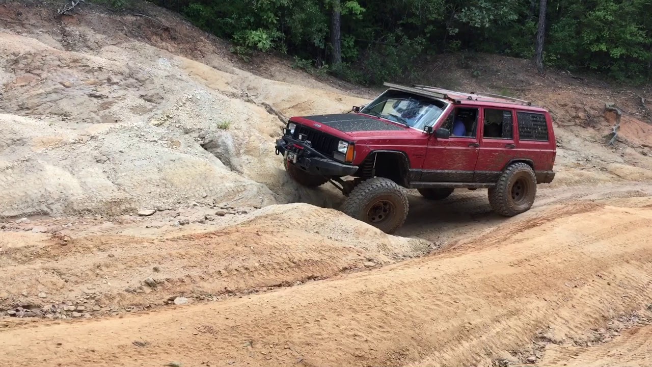 Xj Cherokee at gulches orv park South Carolina - YouTube