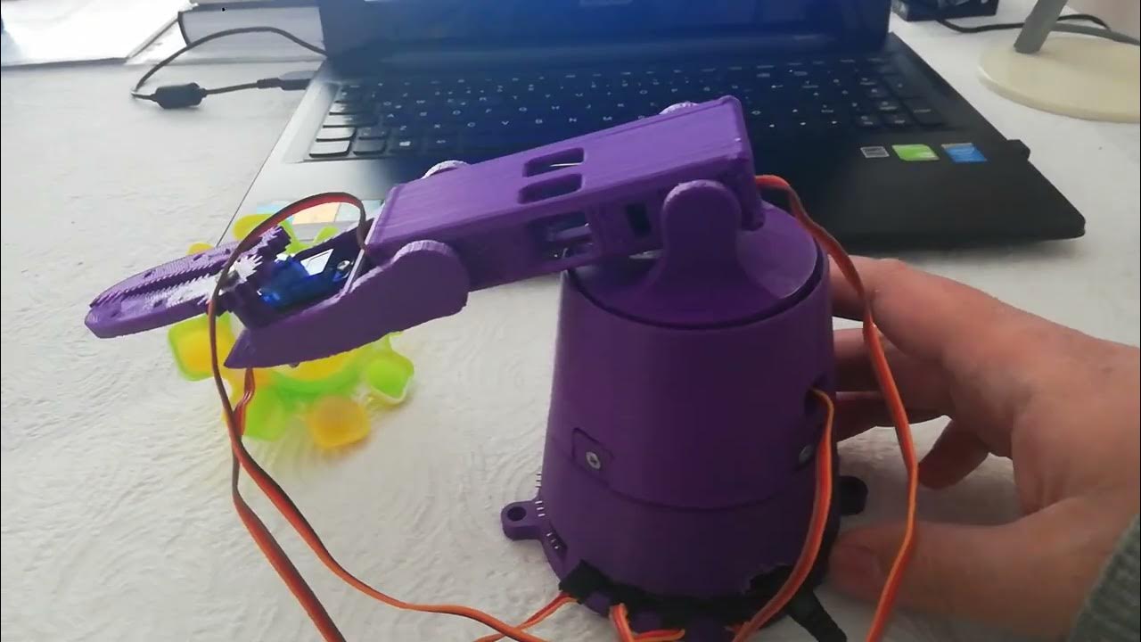 3 EKSENLİ ROBOT KOL NESNE TUTMA - YouTube