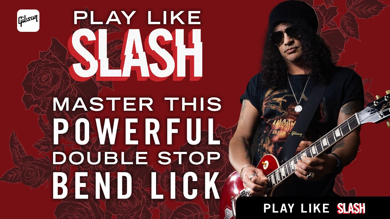 Play Like Slash! Master This Powerful Double Stop Bend Lick (For ...