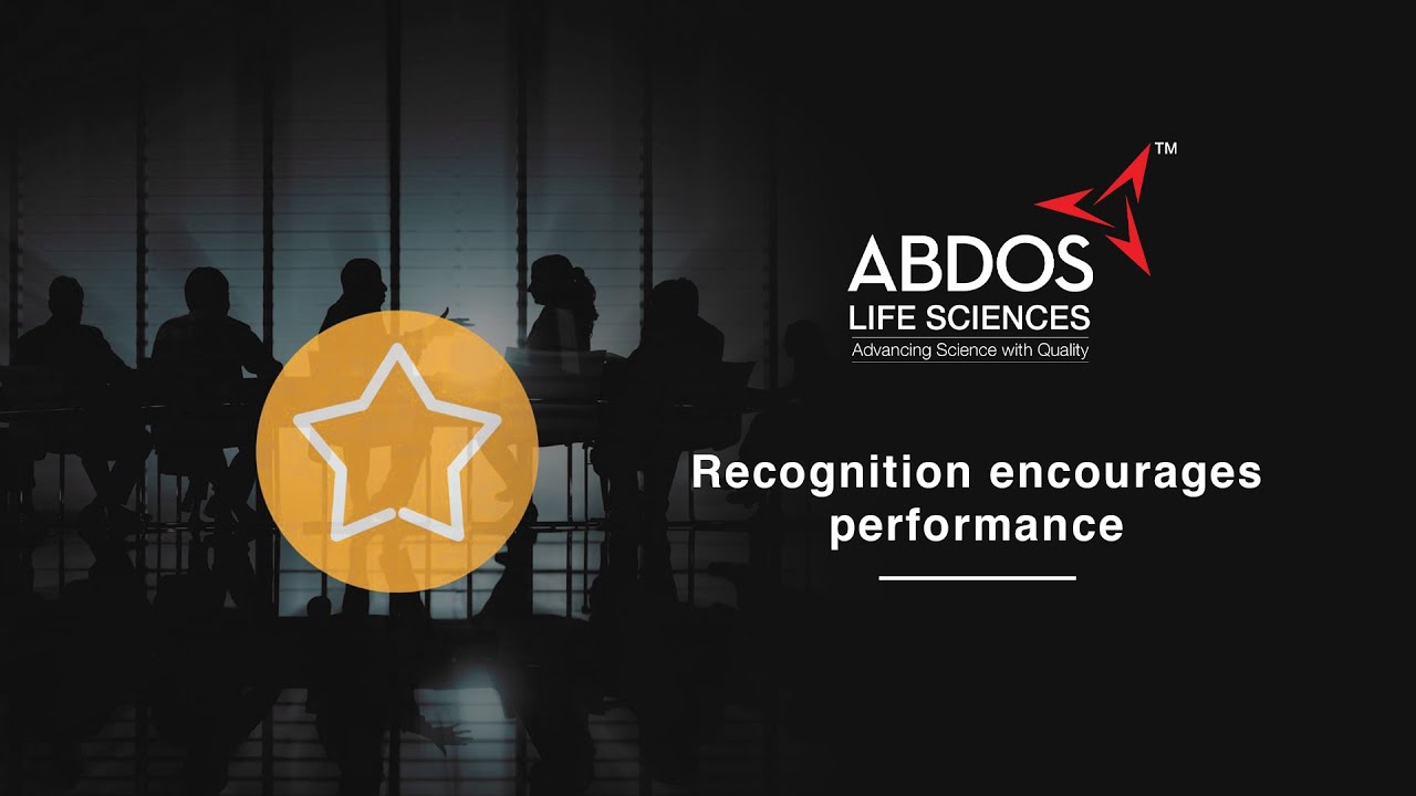 Abdos Life Sciences believes that recognition encourages team members ...
