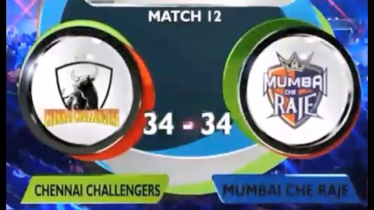 IPKL-2019 / Chennai Vs Mumbai kabaddi match Highlights - YouTube