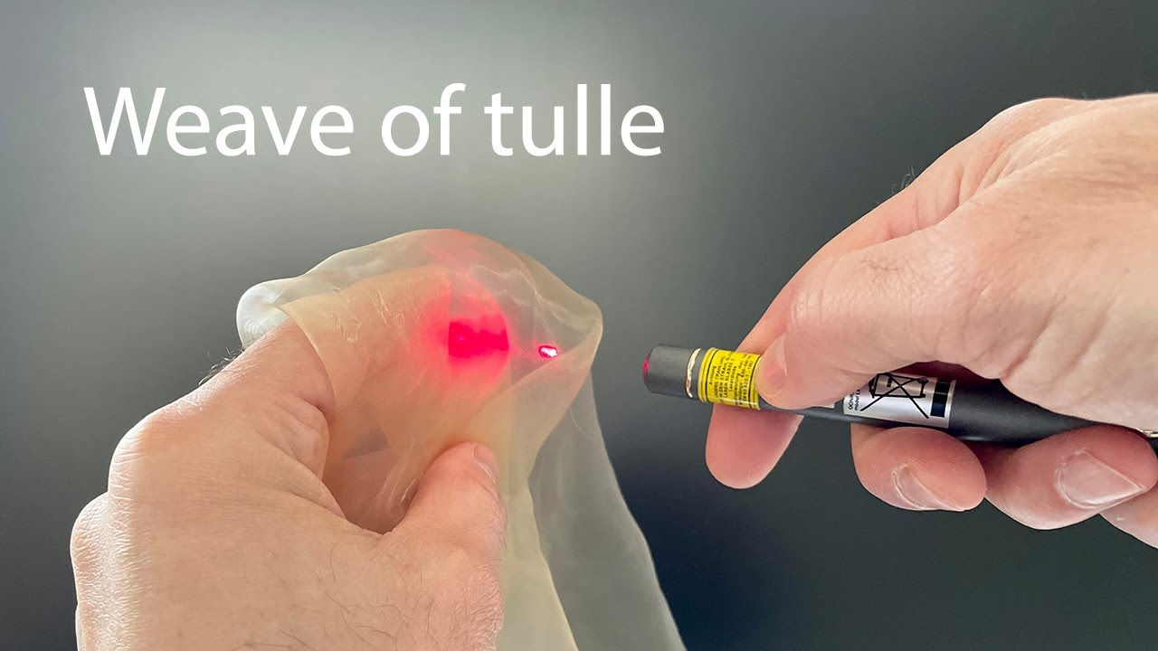 Weave of tulle - YouTube