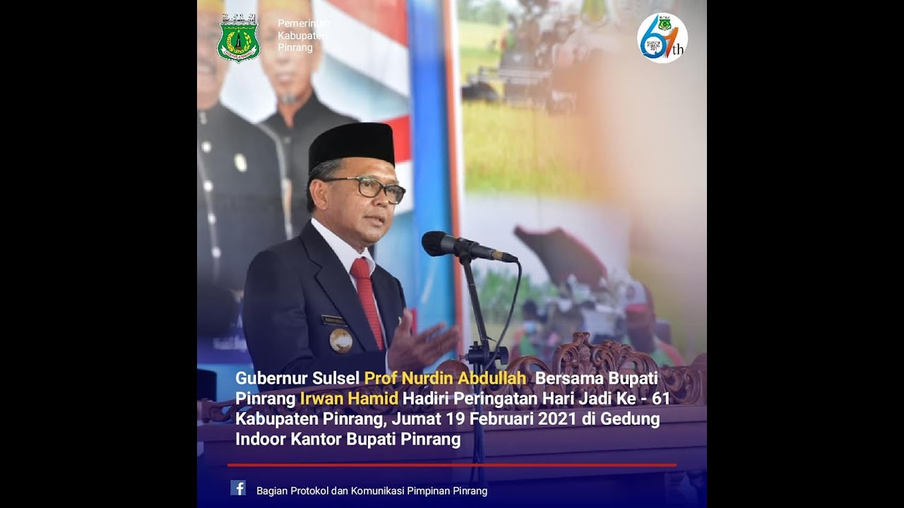 🔴(LIVE) HUT KABUPATEN PINRANG KE 61 - YouTube