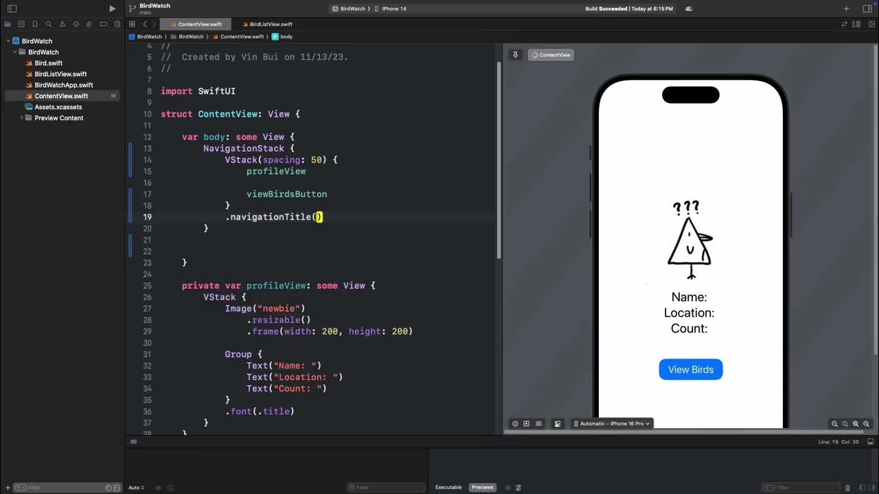 [FA24] Intro to iOS: SwiftUI II - YouTube
