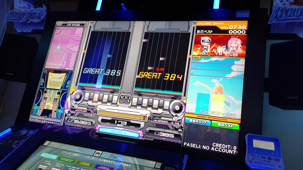 Beatmania IIDX 27 HEROIC VERSE LIGHTNING MODEL And-RoiD DPA - YouTube