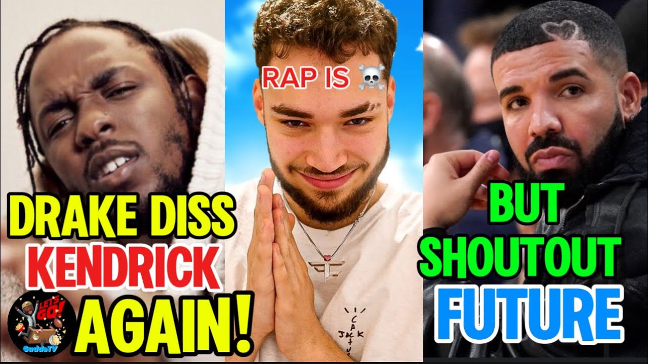 DRAKE Diss KENDRICK AGAIN On ADIN ROSS Live Stream,But SHOUTOUT FUTURE,Rap Is DE@D-Adin Ross ...