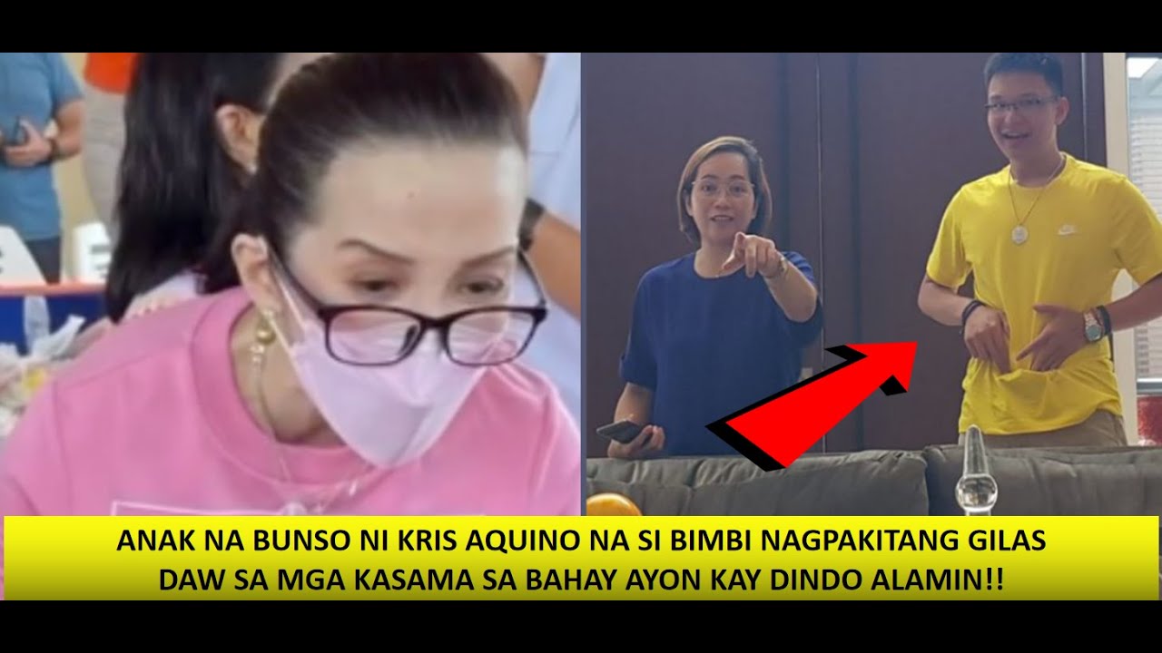 ANAK NA BUNSO NI KRIS AQUINO NA SI BIMBI NAGPAKITANG GILASDAW SA MGA ...
