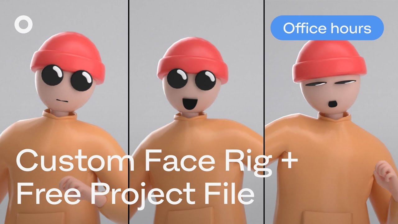 Custom Face Rig for Mocap + Free C4D Project File I Office Hours - YouTube